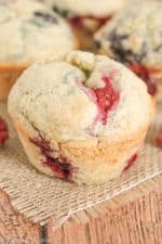 Blueberry and Raspberry Muffins - Gal on a Mission