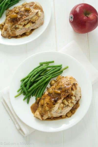 Apple Stuffed Chicken Breasts w/ Sweet Apple Glaze - Gal on a Mission
