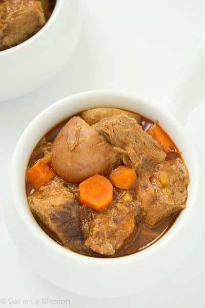 Barbecue Beef Stew Recipe - Gal on a Mission