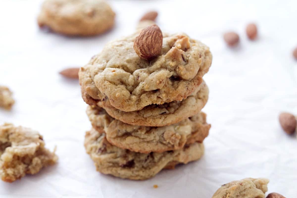 Soft-Baked Chewy Almond Cookies - Gal on a Mission