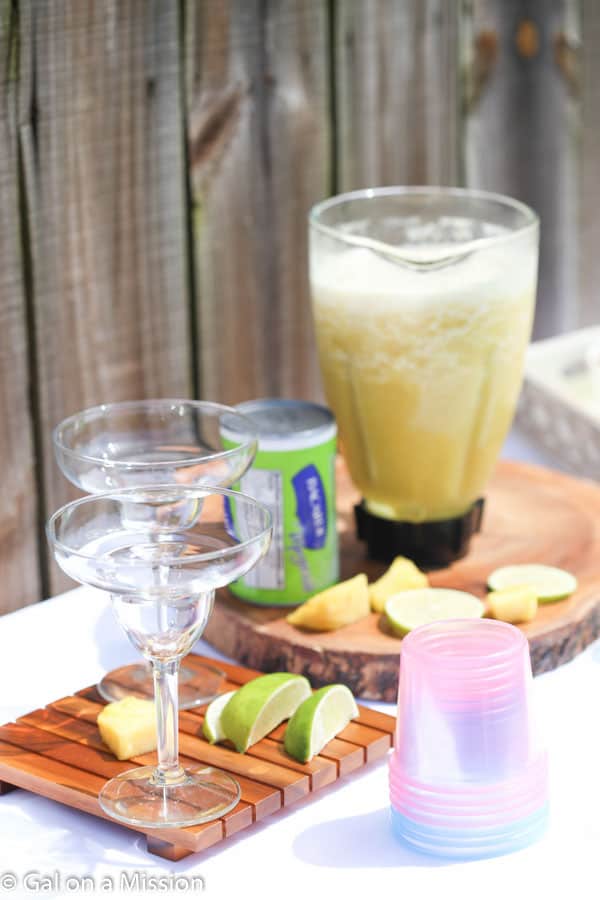 Pineapple Margarita + BACARDI® Mixers Entertaining - Gal on a Mission