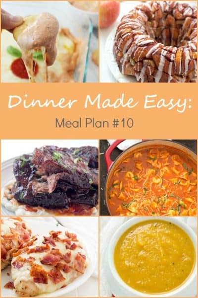 Dinner Made Easy: Meal Plan #10 - Gal on a Mission