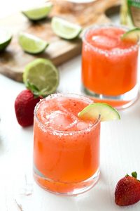 Strawberry Limeade Margaritas - Gal on a Mission