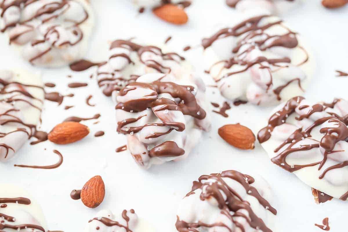 White Chocolate Almond Clusters - Gal on a Mission
