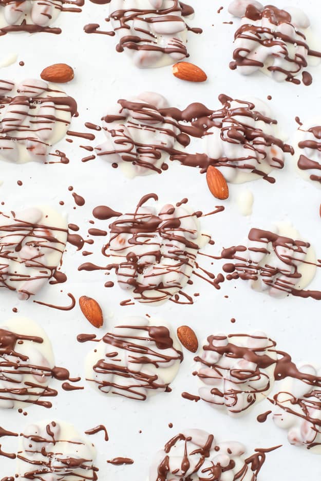 White Chocolate Almond Clusters - Gal on a Mission